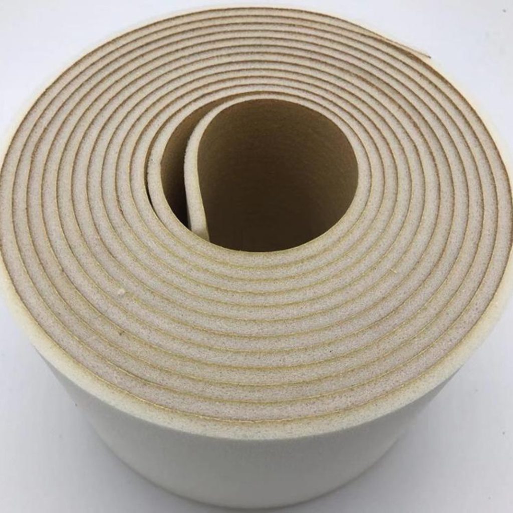 Sponge-backed soft foam sandpaper rolls