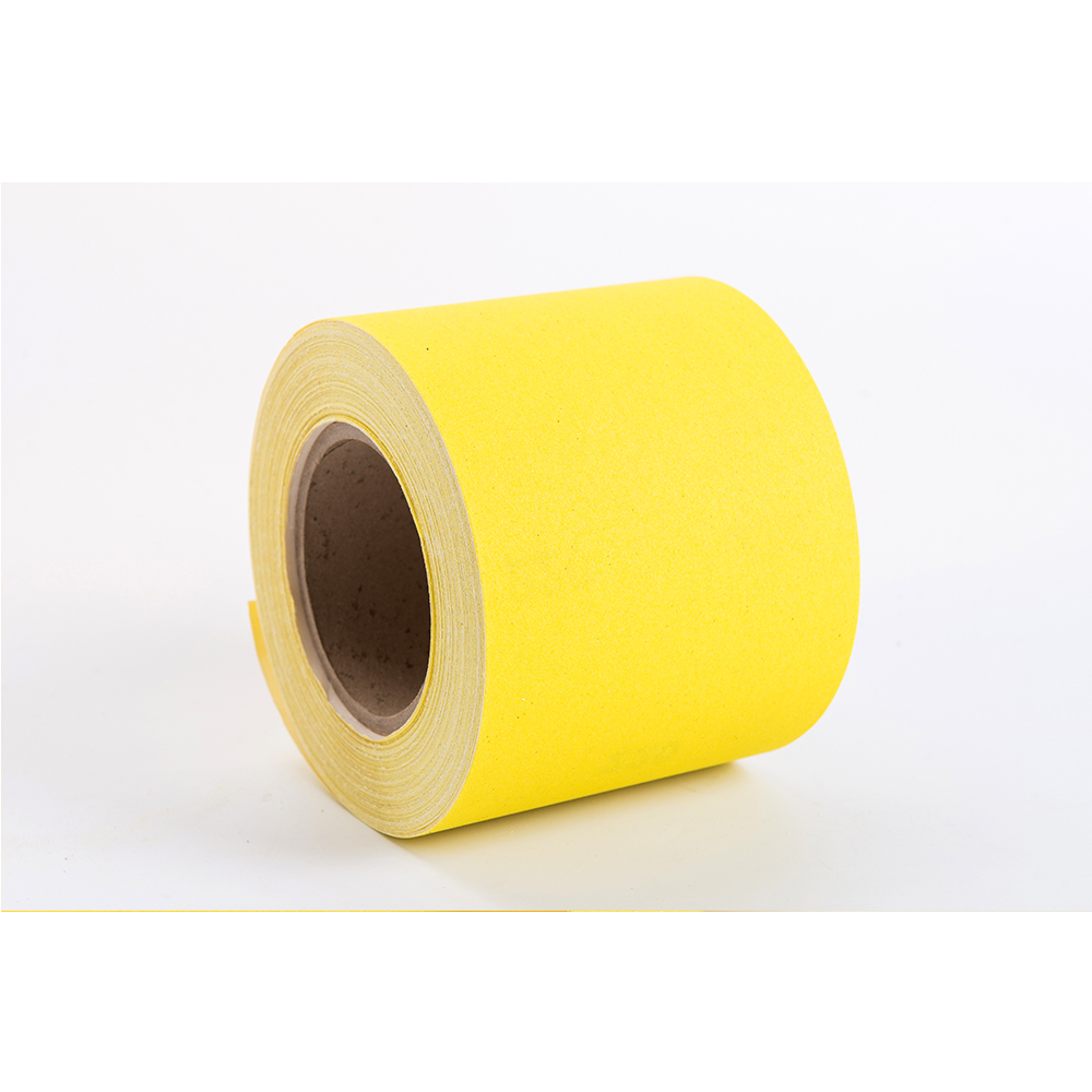 Yellow alumina abrasive latex sandpaper roll