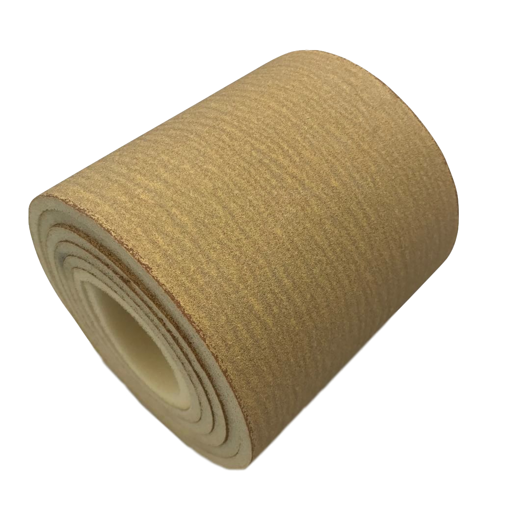 Sponge-backed soft foam sandpaper rolls