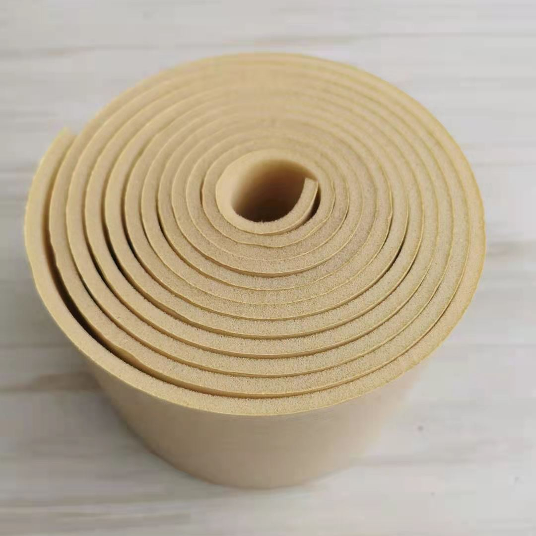 Sponge-backed soft foam sandpaper rolls