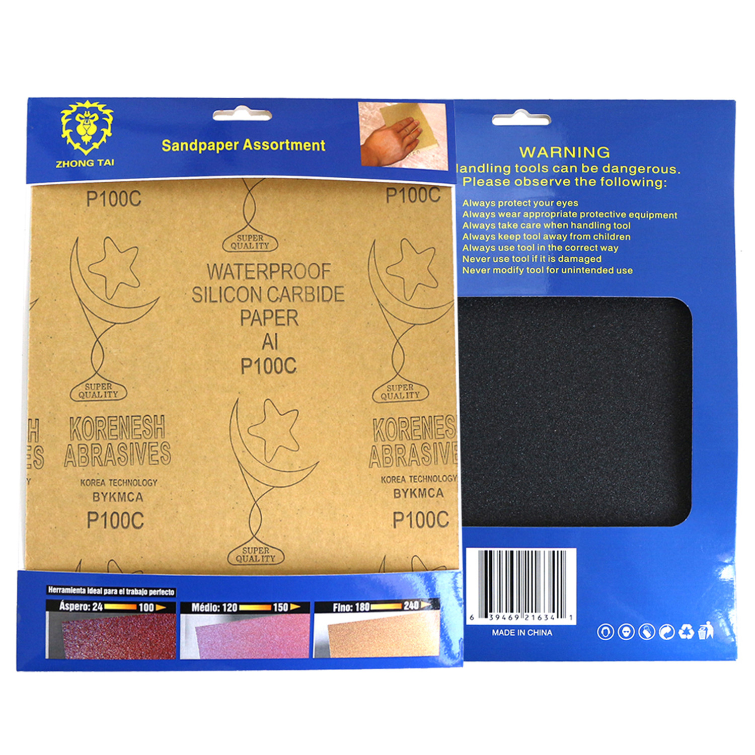 Hot selling factory kraft alumina sandpaper