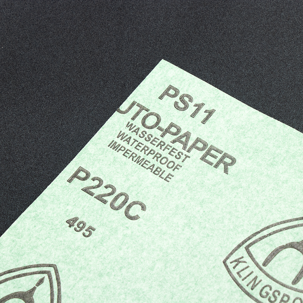 Waterproof dry and wet silicon carbide sandpaper