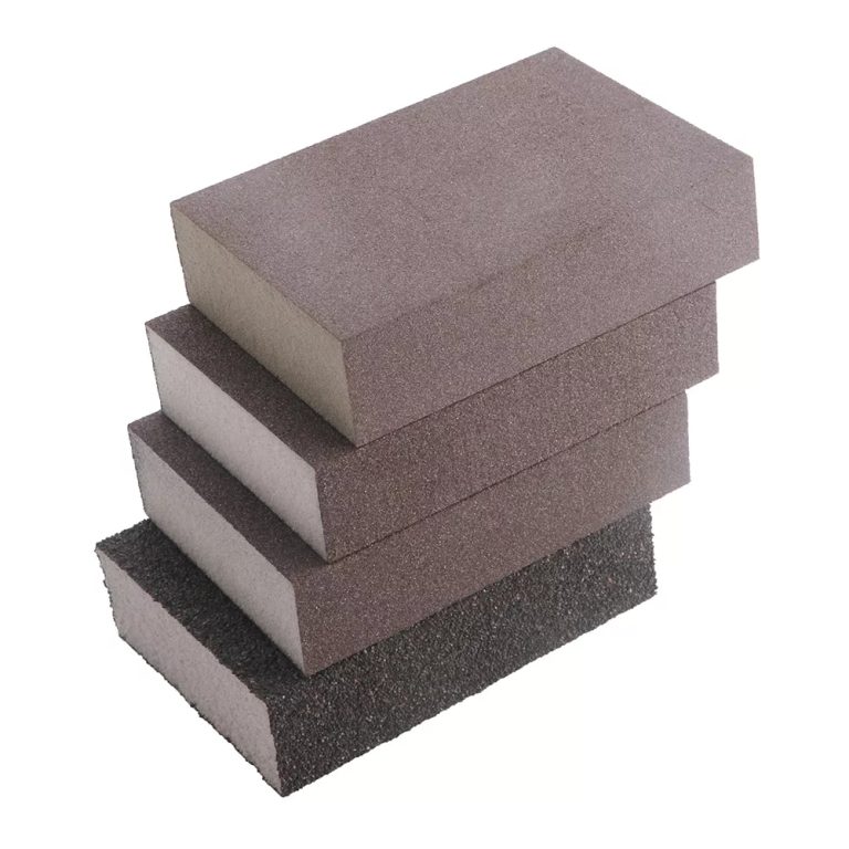 Sharpness rounded abrasive sanding sponge