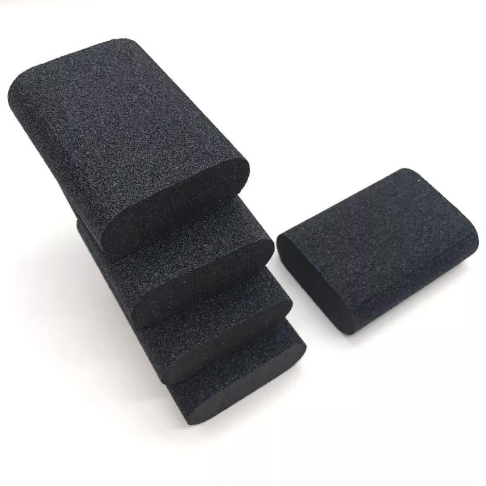 Sharpness rounded abrasive sanding sponge