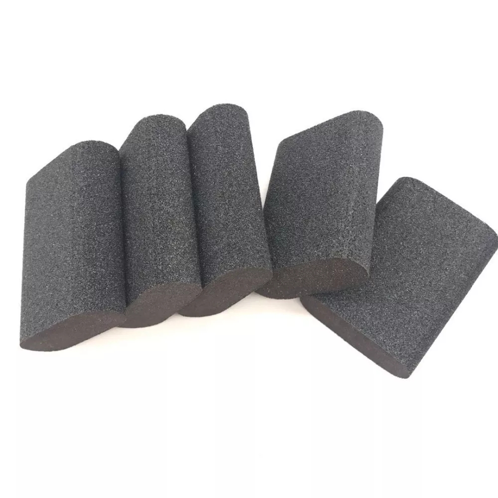 Sharpness rounded abrasive sanding sponge