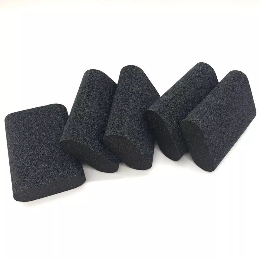 Sharpness rounded abrasive sanding sponge